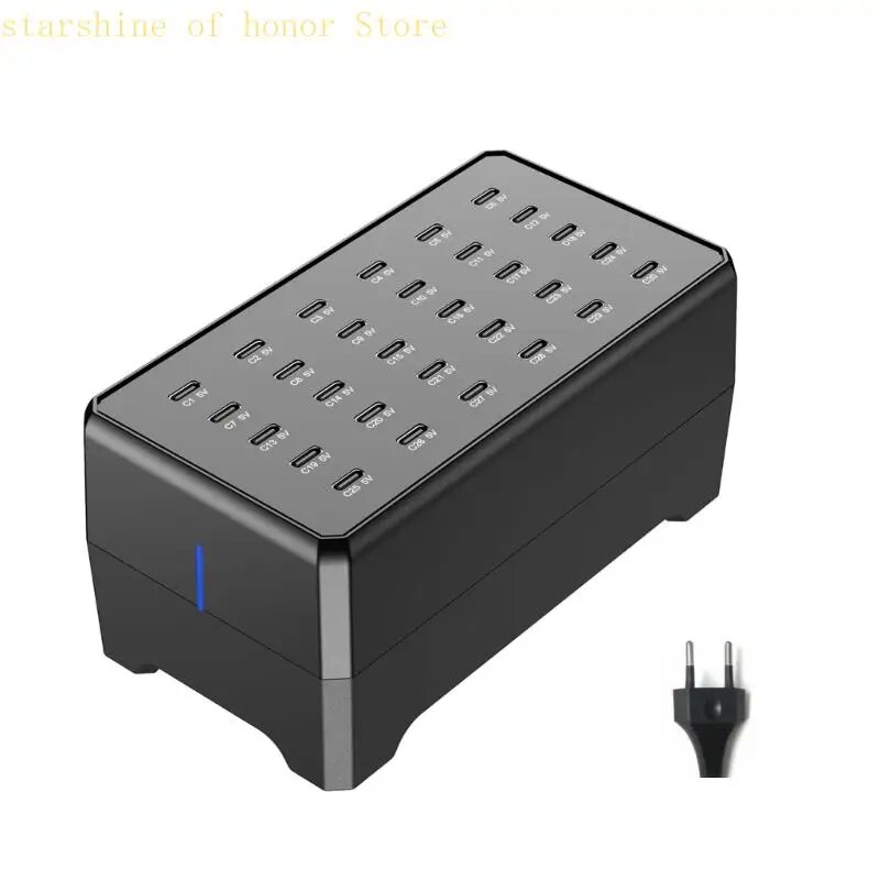 USB-C зарядный хаб 30 портов EU