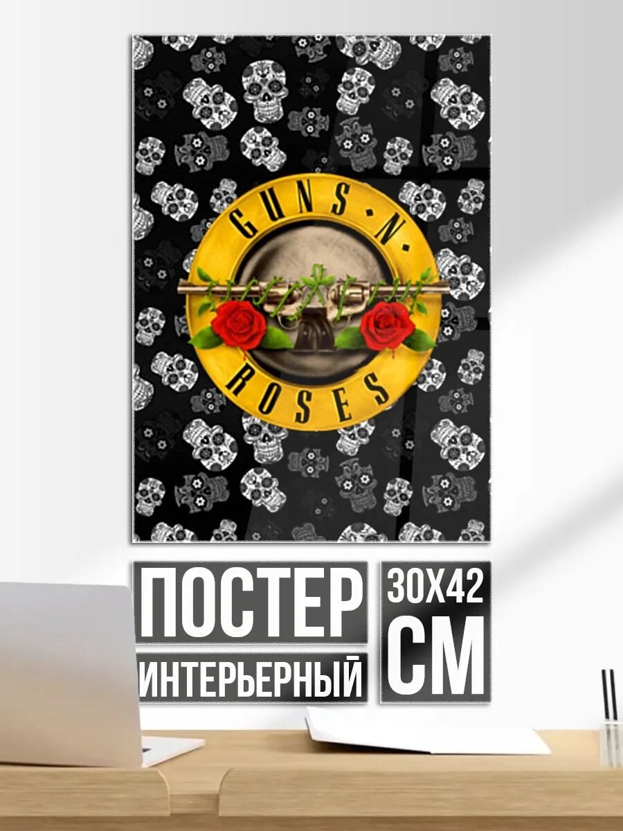 Постер на стену Guns n roses