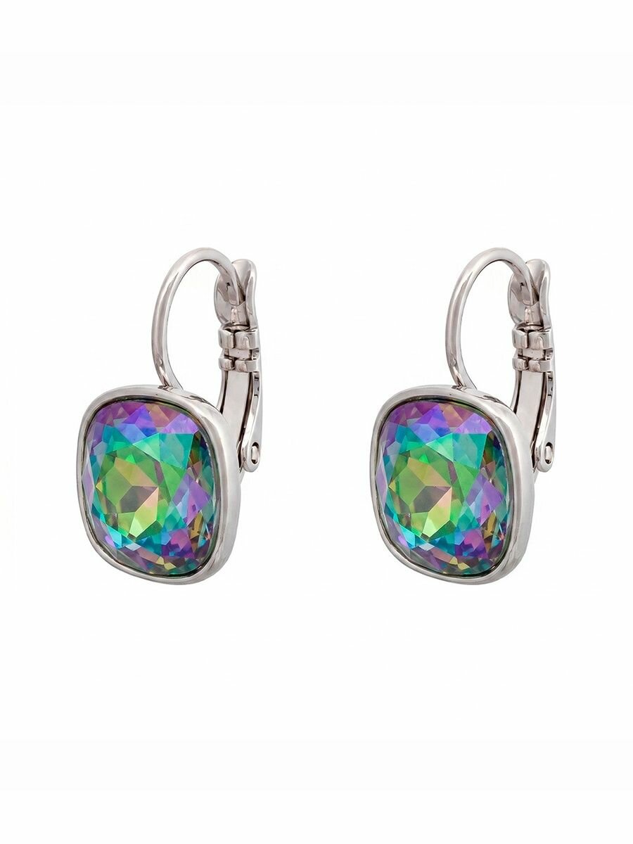 Серьги, кристаллы Swarovski, стекло