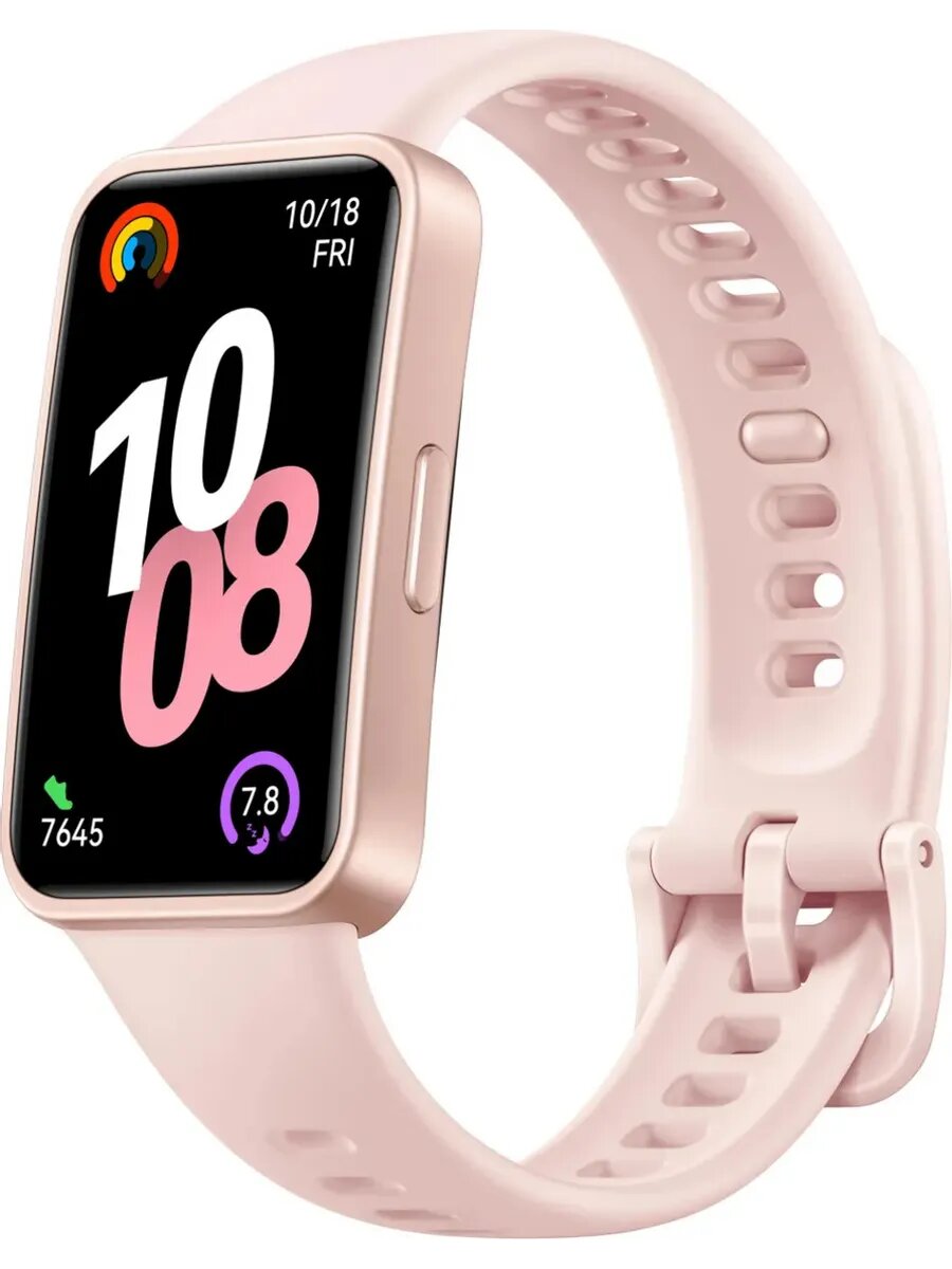 Фитнес-браслет HUAWEI Band 10 Розовый Ростест (ЕАС), 1.47" AMOLED — фото 1