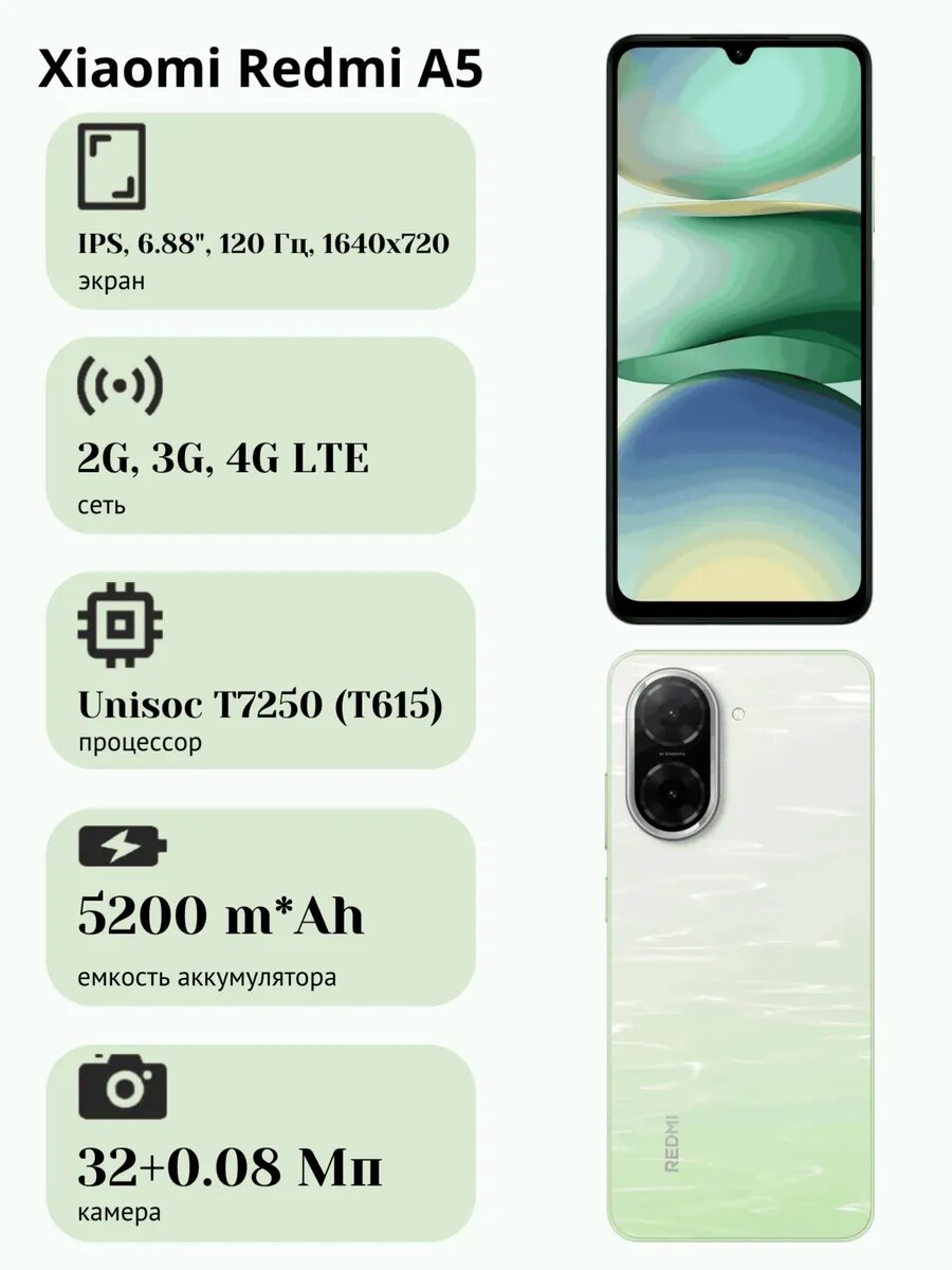 Redmi A5 3/64Gb Ростест