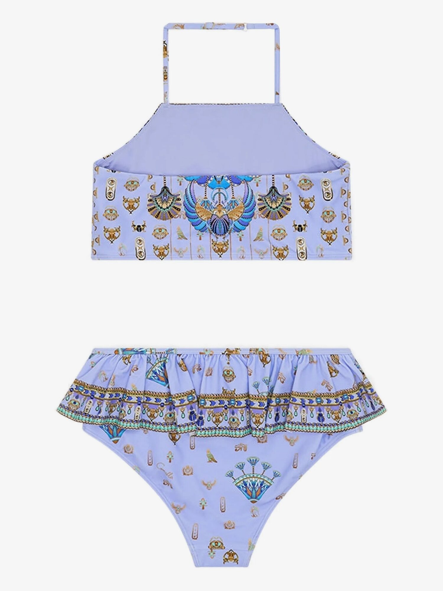 Купальник Camilla Halter-neck frill bikini, размер 14 лет, фиолетовый — фото 1