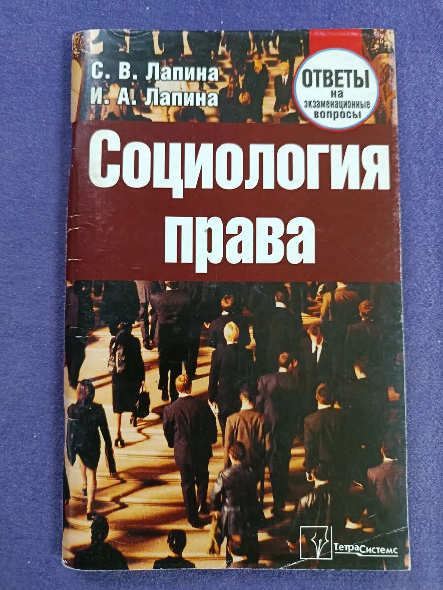 Книга С. Лапина, И. Лапина — Социология права