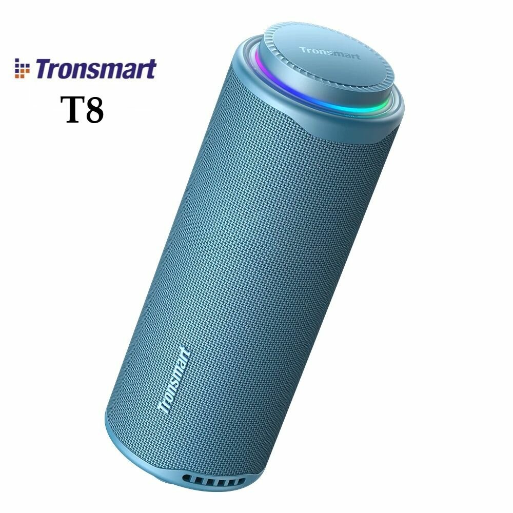 Tronsmart T8 Динамик Портативная колонка Bluetooth с глубокими басами, 40 Вт, звук на 360 градусов, Водонепроницаемость IPX7