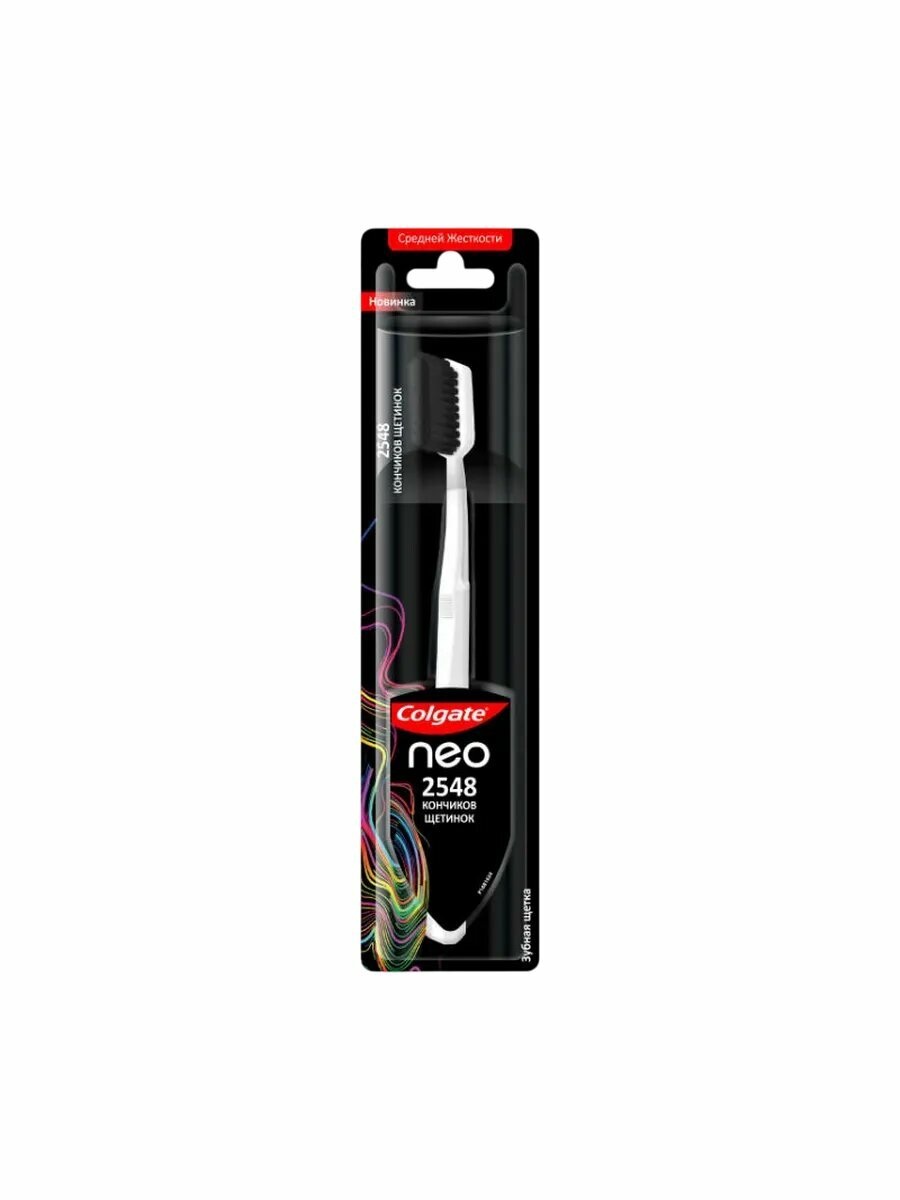 Colgate Зубная щетка Neo 2548 кончиков щетинок средняя белая 1 шт