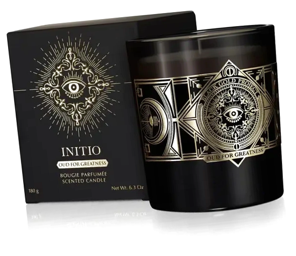 Ароматическая свеча 180 гр / Initio Parfums Prives Oud For Greatness - Инитио Уд Фо Грейтнесс