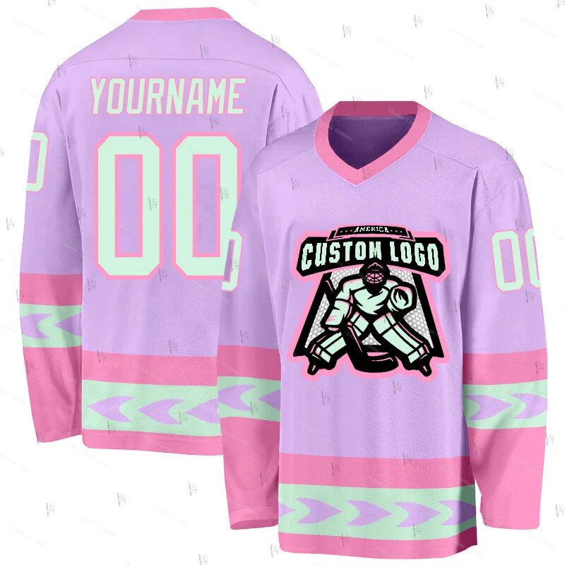 TESSFFEL Градиентный Пуловер для Хоккея Розовый, L, Hockey Shirts