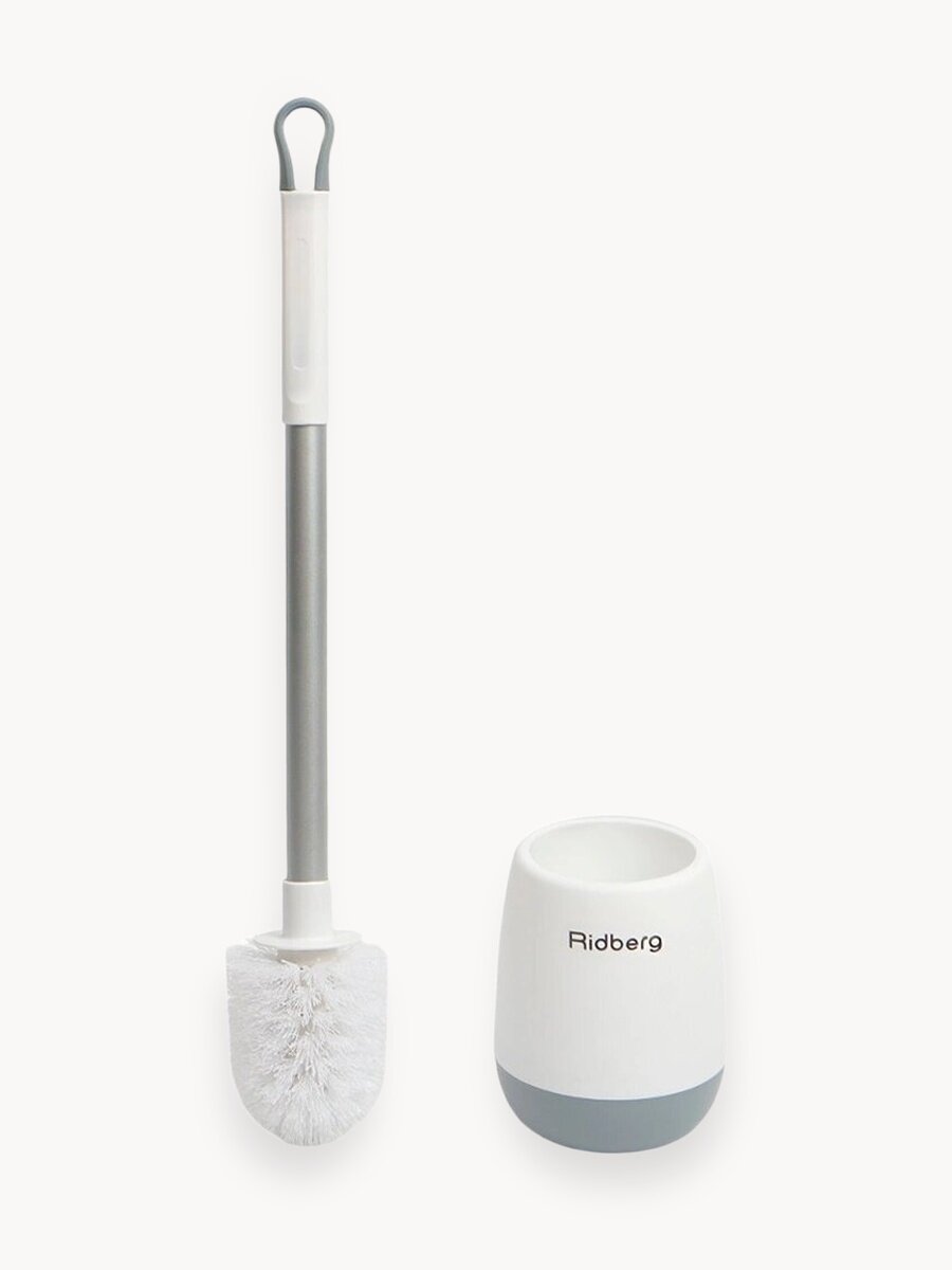Ершик для унитаза Ridberg PP Toilet Brush White, полипропилен, белый