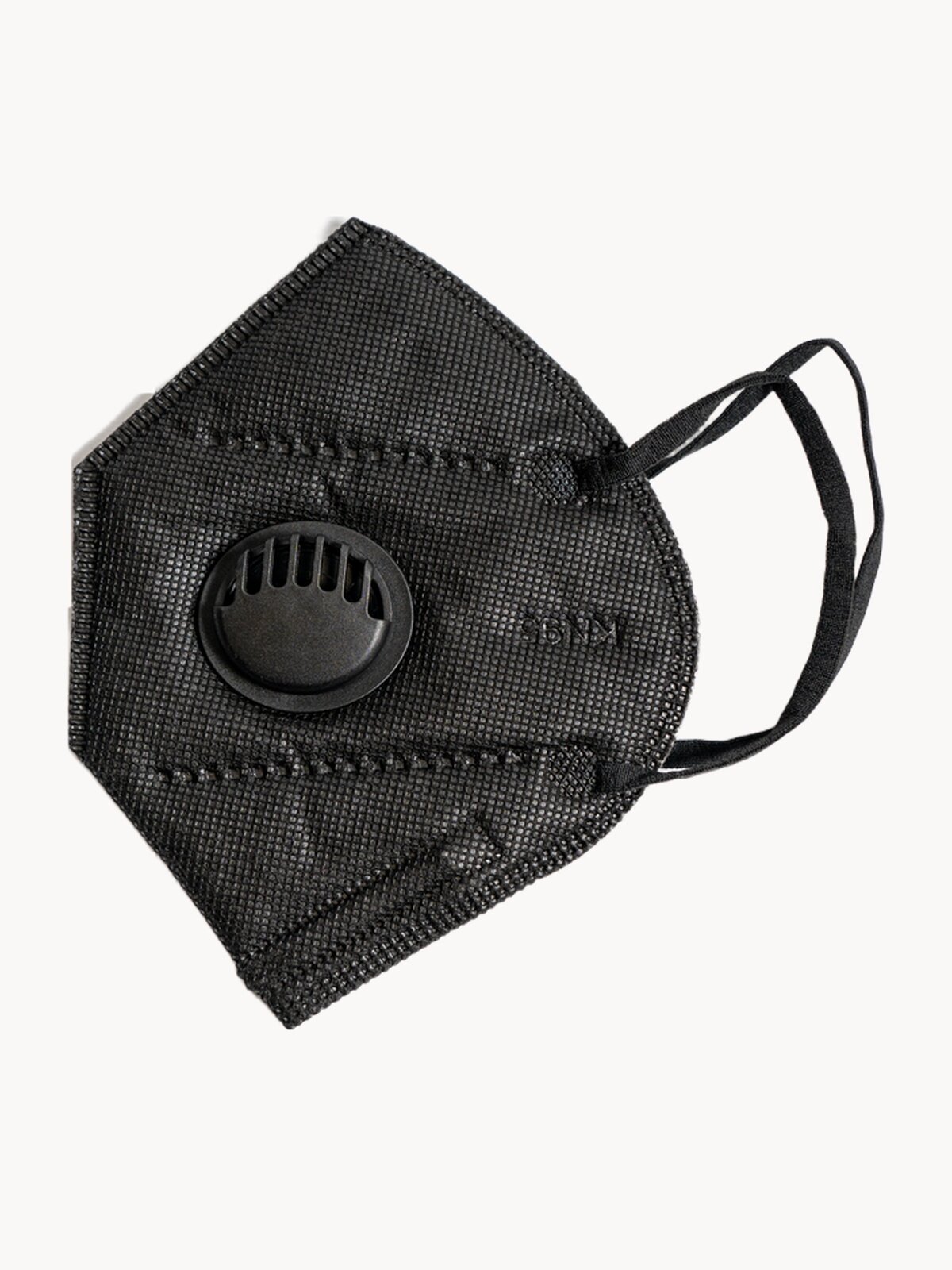 Респиратор маска KN95 с клапаном многоразовый, универсальный, черный 20 штук