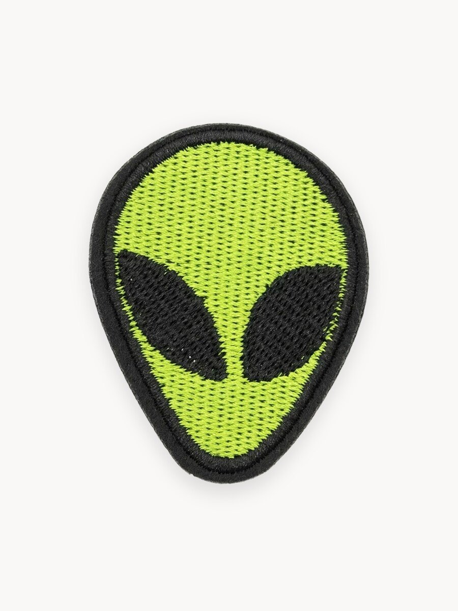 Термоаппликация на одежду Hobby&Pro 'Пришелец', 4*5 см, зелёный