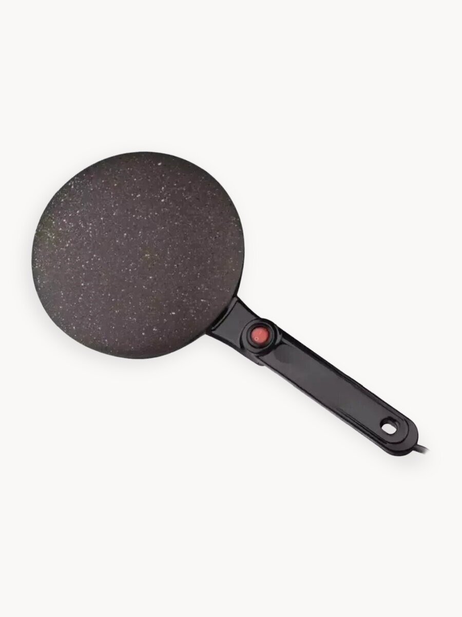 Блинница, электрическая, погружная, диаметр 20см, мощность 650Вт, антипригарное покрытие, черный