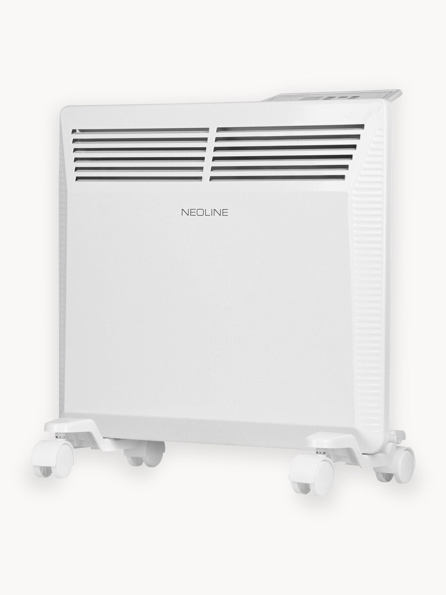 Конвектор электрический NEOLINE Great NLE-1000, белый, площадь обогрева 15 м², электронный терморегулятор с цифровым дисплеем