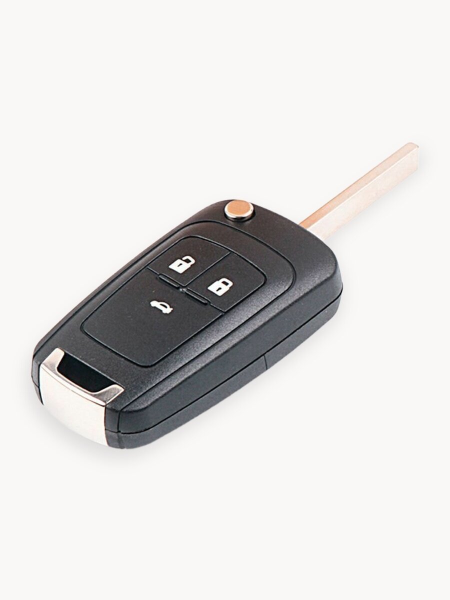 Корпус автомобильного откидного ключа Opel / Опель Astra Insignia Meriva Zafira 3 кнопки