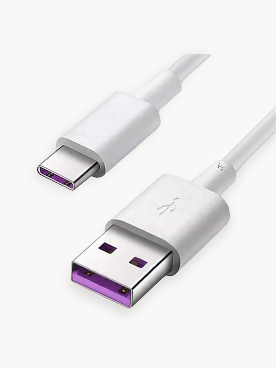 Кабель USB Type-C 5A 40/66W 1.5м для Huawei Honor, быстрая зарядка Qualcomm Quick Charge