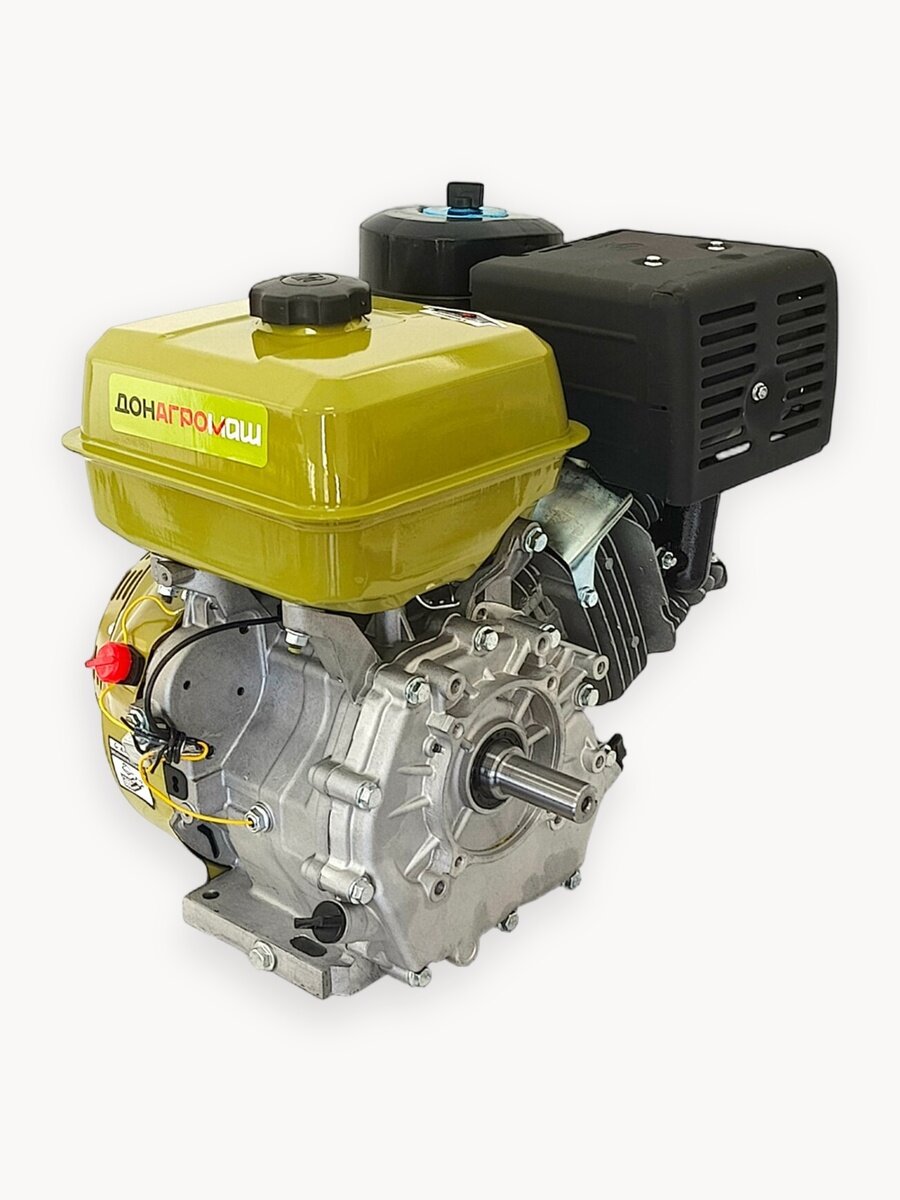 Двигатель бензиновый для мотоблока или мототехники донагромаш 192F (18 л. с, вал 25мм, шпоночный вал + шкив)