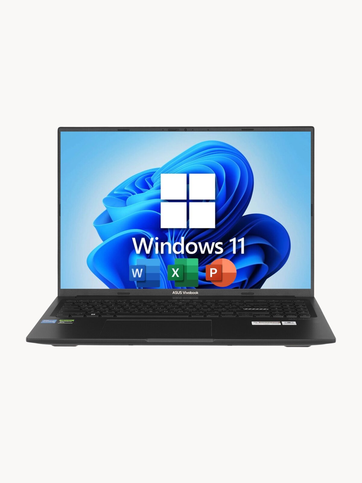 16" Ноутбук Asus VivoBook 16X, 100% sRGB 120Hz, Intel Core i5-12500H (4.5 ГГц), RAM 16 ГБ, SSD 512 ГБ, NVIDIA GeForce RTX 3050, Windows 11 Pro + Office 2021 Pro Plus, Русская раскладка