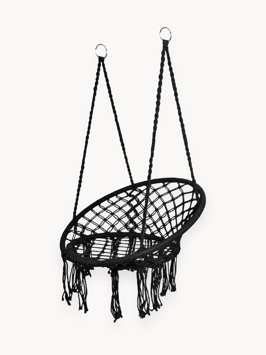 Подвесное кресло гамак-качели для дома и дачи в стиле "Бохо"