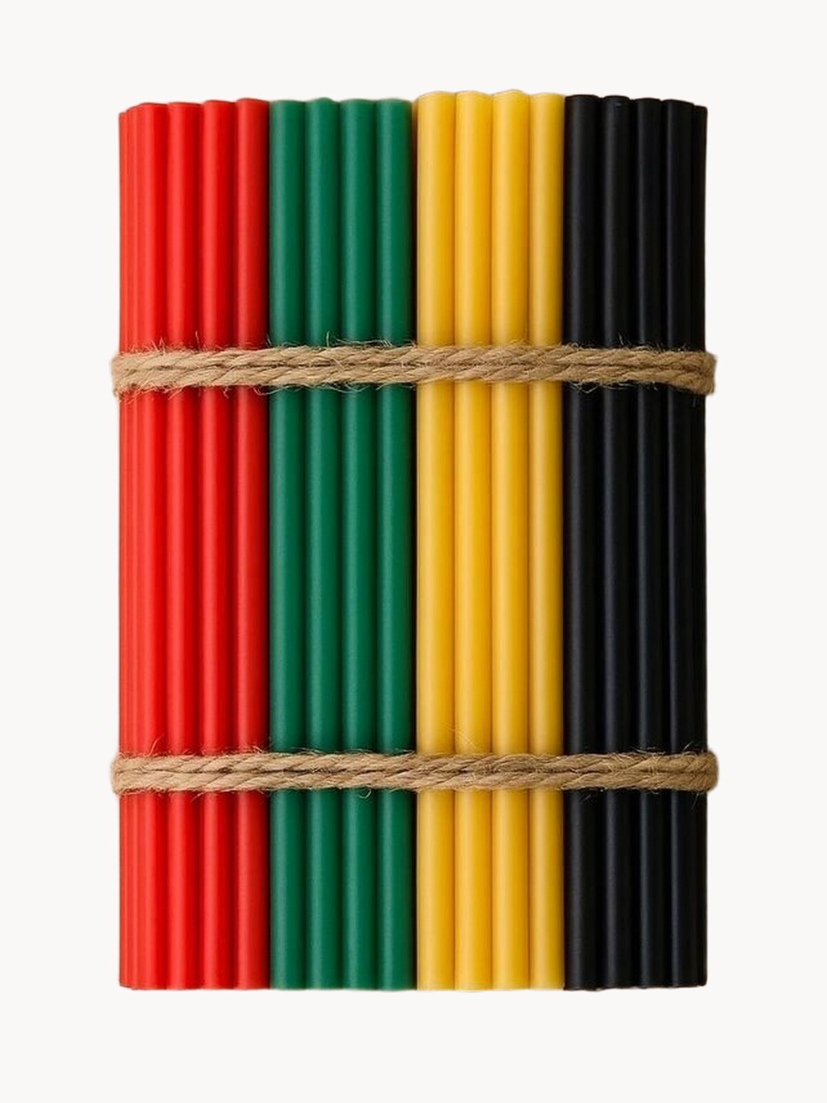 Свечи восковые цветные №80 200 штук