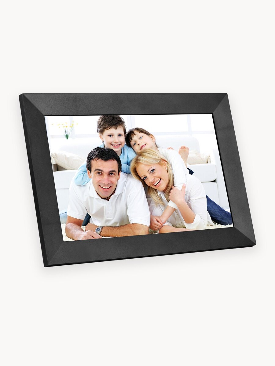Умная фоторамка Andoer, Wi-Fi, сенсорная, экран 10,1", IPS, HD 1280х800