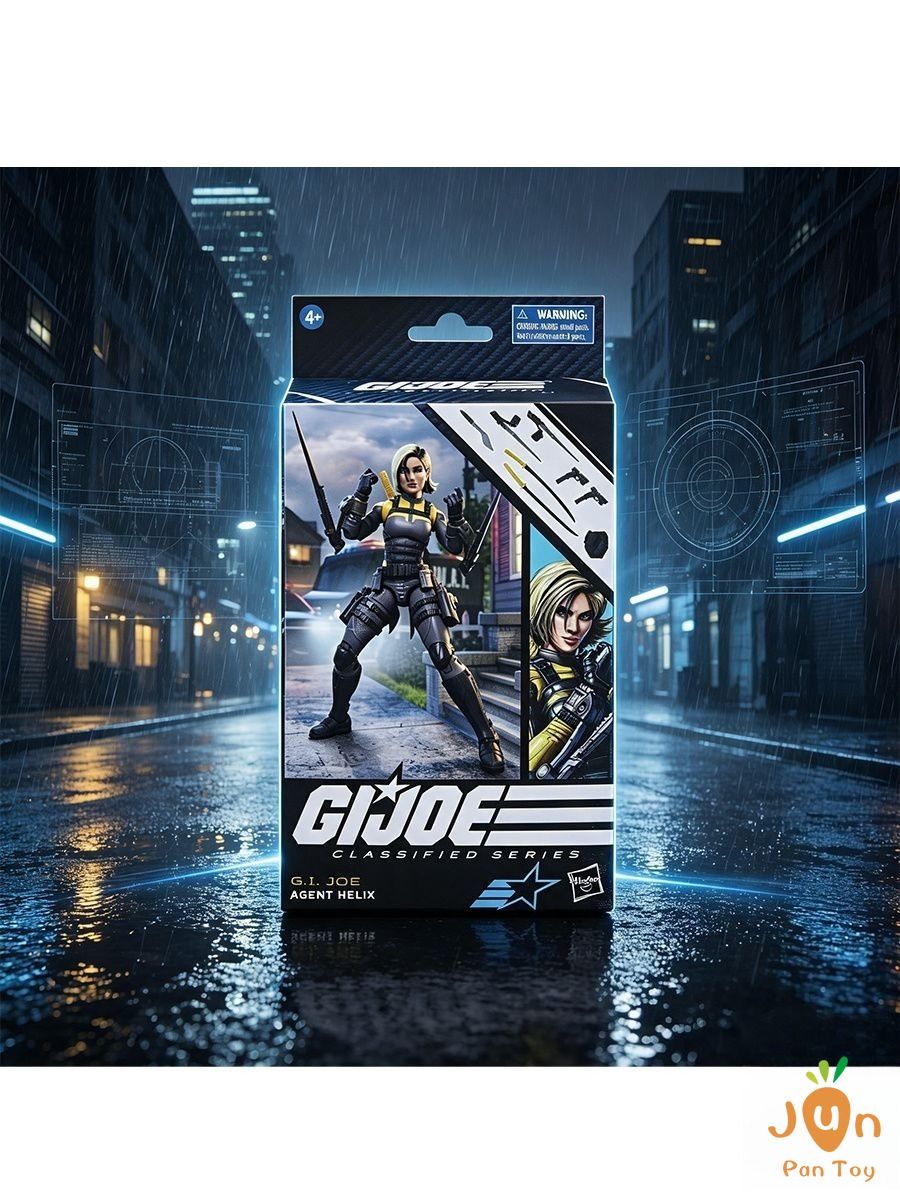 Hasbro G.I. Joe Classified Series Agent Helix F7717 / Фигурка из коллекции GI Joe Classified Series высотой 6 дюймов с подвижными суставами и восемью аксессуарами. Отличный вариант в подарок