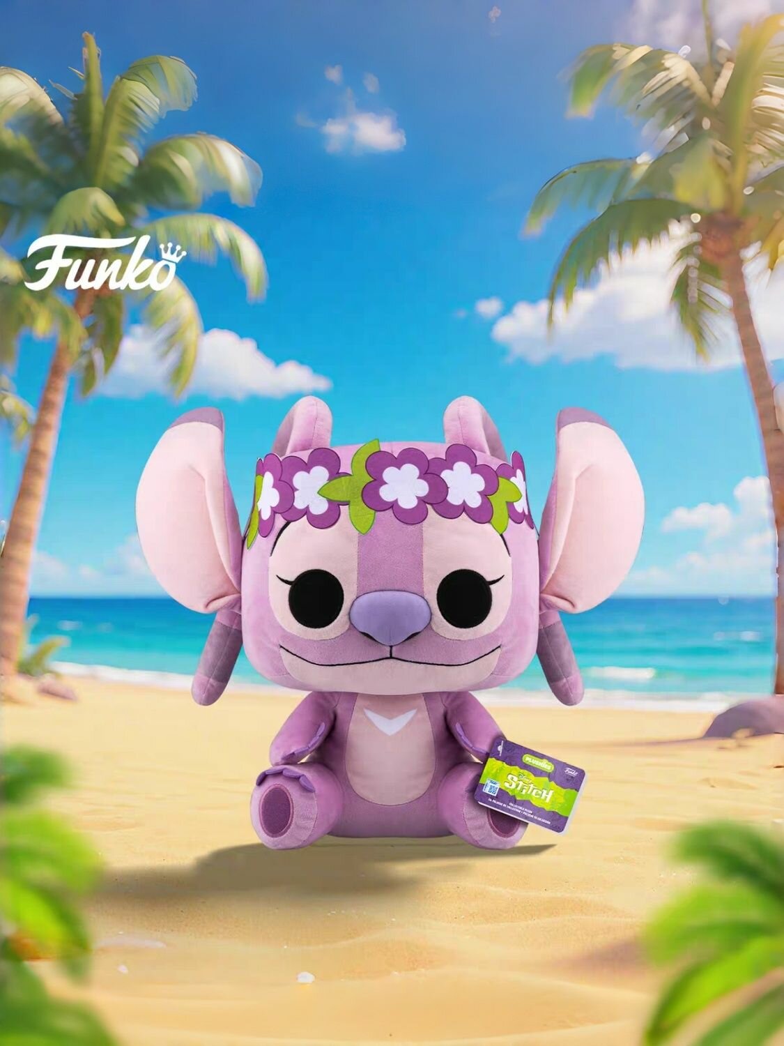 Поп Плюш Mega Funko Pop Лило и Стич Ангел в гавайском стиле, 16 дюймов, матрешка