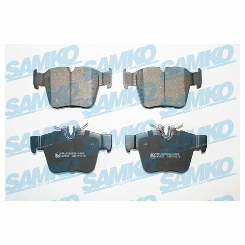 Колодки тормозные дисковые (комплект 4 шт.) Samko 5SP2121