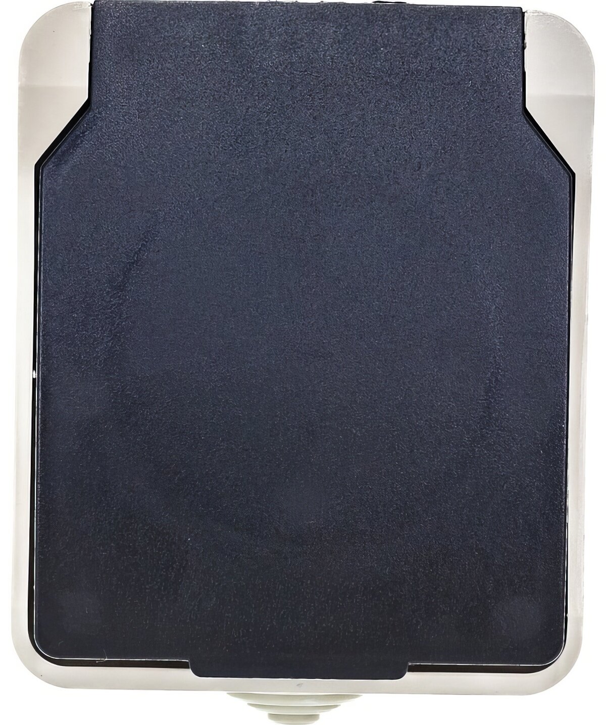 Розетка Smartbuy 1-местная с заземлением 16А с крышкой, IP54 Сатурн SBE-04w-16-S1-Z