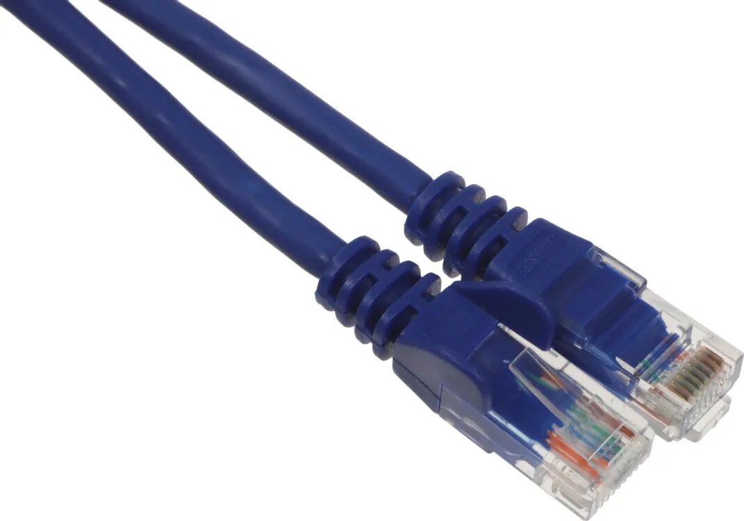Патч-корд LanMaster вилка RJ-45, вилка RJ-45, кат.5E, LSZH, 2м, синий