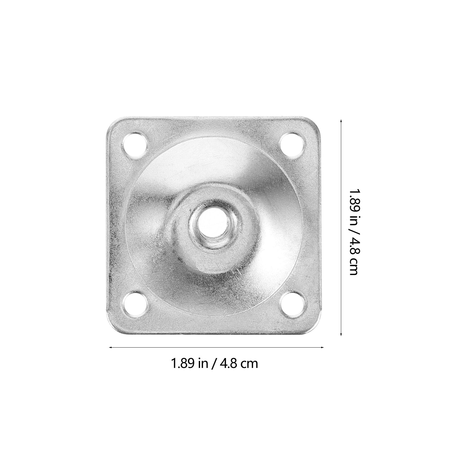 Пластины Для Крепления Ног Мебели Из Прочного Железа 4 Комплекта 4.80X4.80X0.20CM