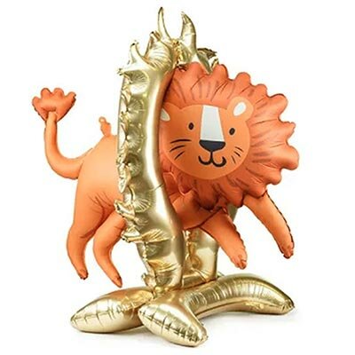 Воздушный шар весёлая затея "Фигура Air", Лев в огне, оранжевый, 47 дюймов