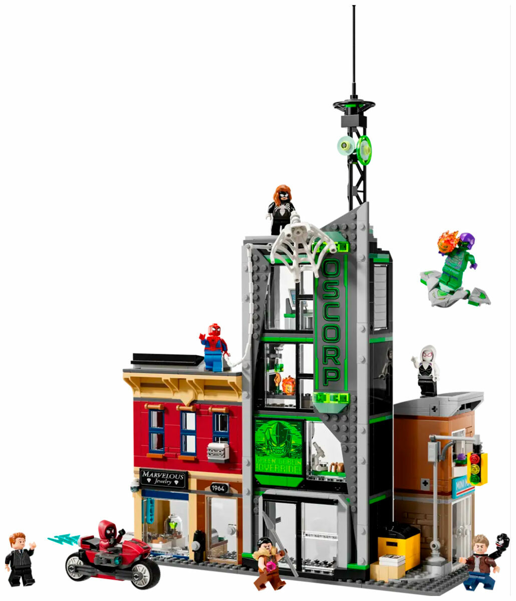 Конструктор Lego Super Heroes Marvel Человек-паук против Озкорп (76324)