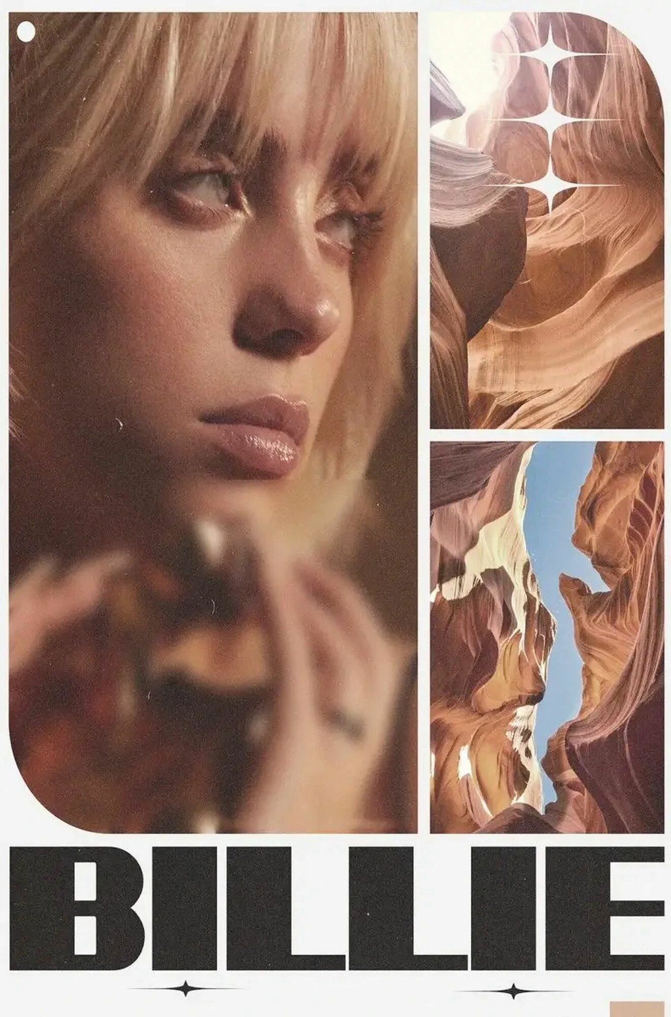 Плакат, постер Билли Айлиш. Billie Eilish на бумаге, размер 21х30см