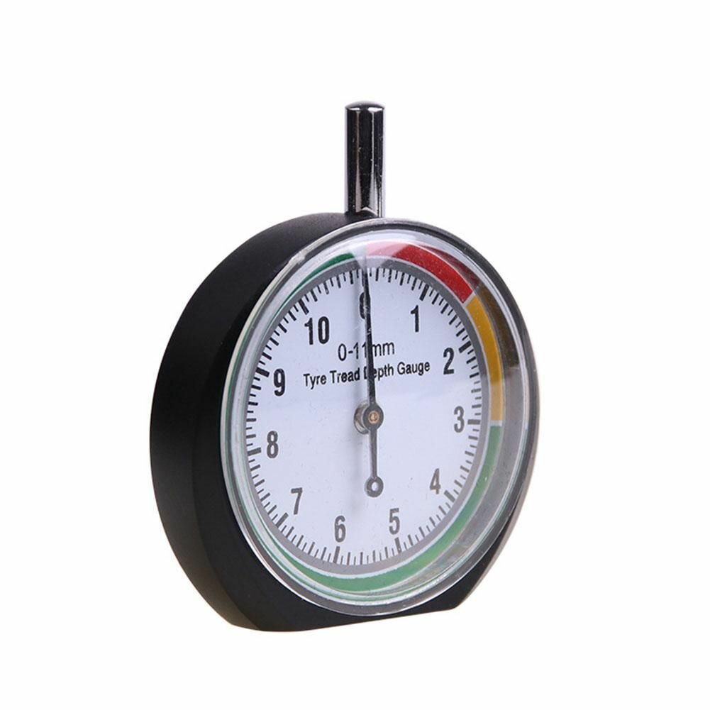 Инструмент для измерения глубины протектора шин, нержавеющая сталь, 0-11 мм, компактный и удобный
