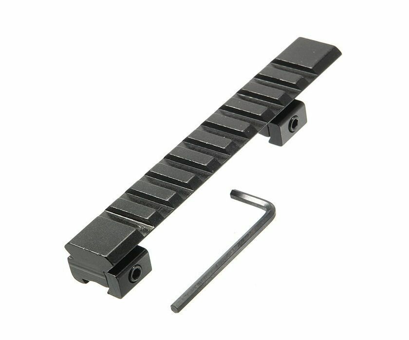 Планка переходная Ласточкин хвост -> Weaver/Picatinny Veber 27A DVT арт. 23588