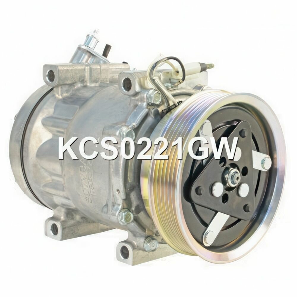 Компрессор кондиционера, для ВАЗ Лада Ларгус, F90, Ниссан Альмера G15, Рено Дастер, M, Логан Экспресс, LS, Сандеро, Дачиа 2 HS арт KCS0221GW