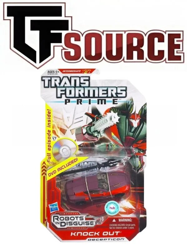 Трансформеры игрушки Hasbro Knock Out Deluxe Class Transformers Prime Robots in Disguise
