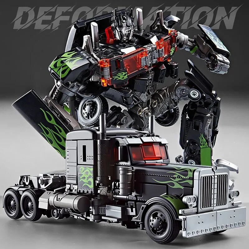 Трансформер робот(Transformers), Оптимус Прайм(Optimus Prime), Темная версия, подарок для мальчика/WJ004