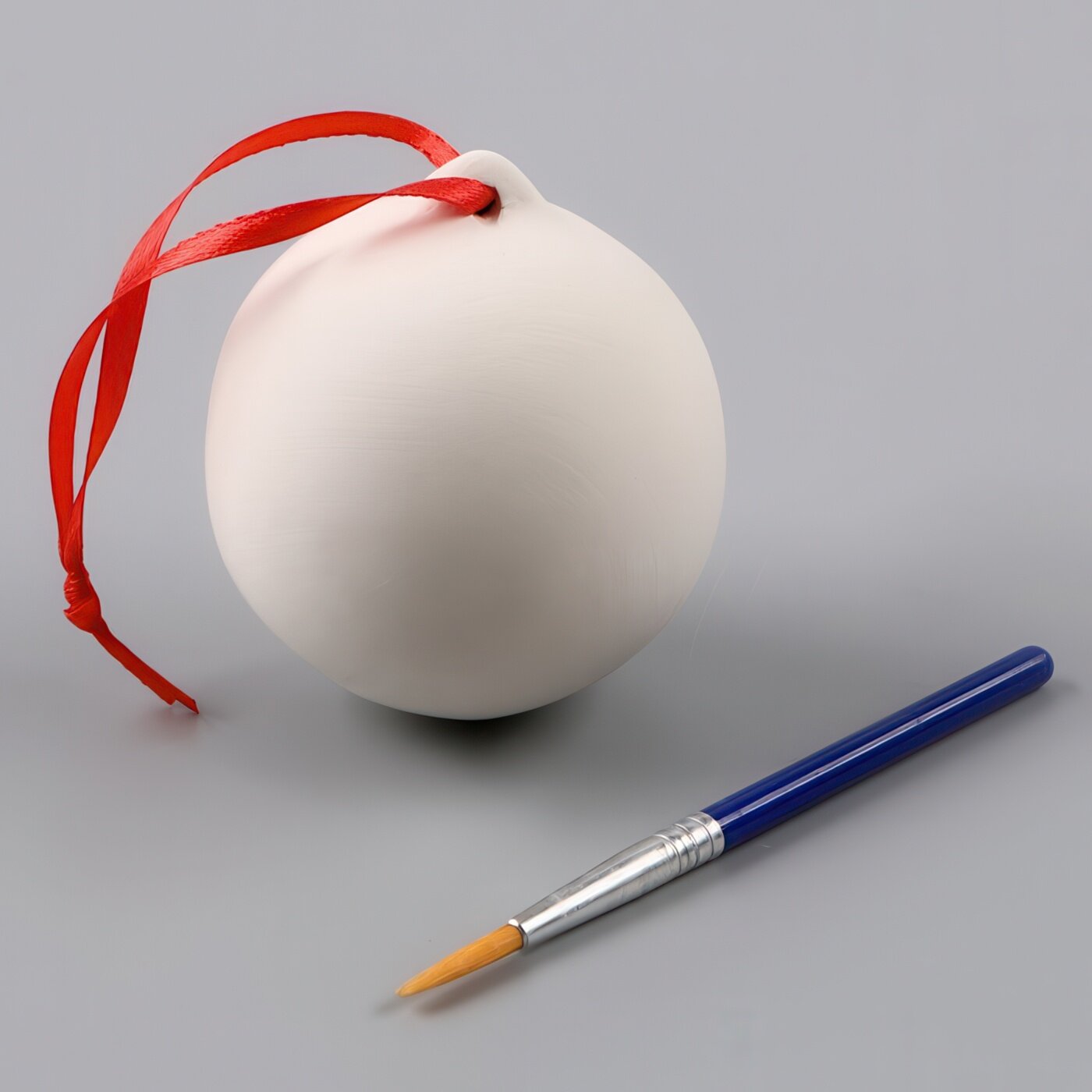 Набор для творчества "Шар под раскраску" ёлочное украшение, гипс, ЛАС играс