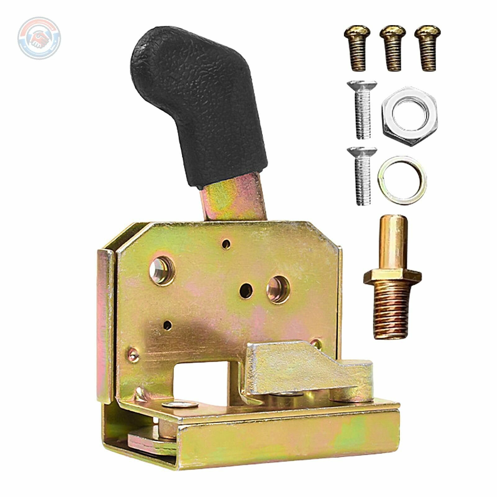Металлическая ручка для двери трактора с замком и комплектом крепежа, прочная стальная защелка для сельхозтехники, универсальная дверная ручка с фиксатором для длительной эксплуатации