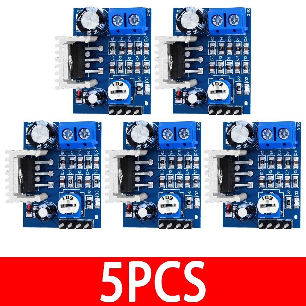 5шт. Аудиоусилитель TDA2030A модуль, Цвет: 5pcs