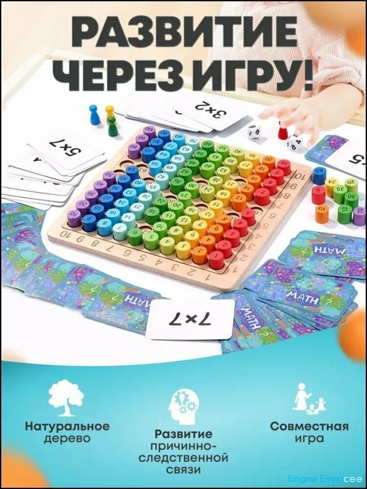 Умнейкино: эксклюзивная таблица умножения на карточках