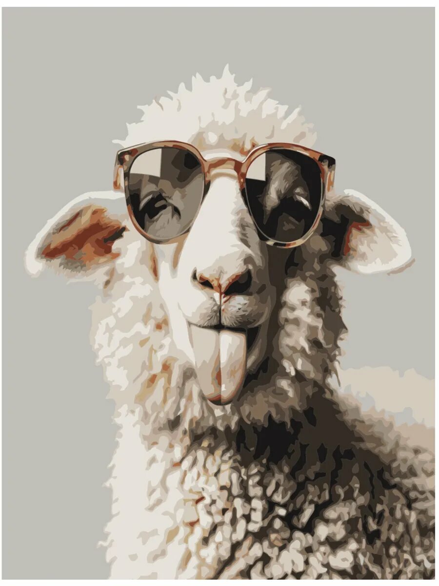 Картина по номерам овца