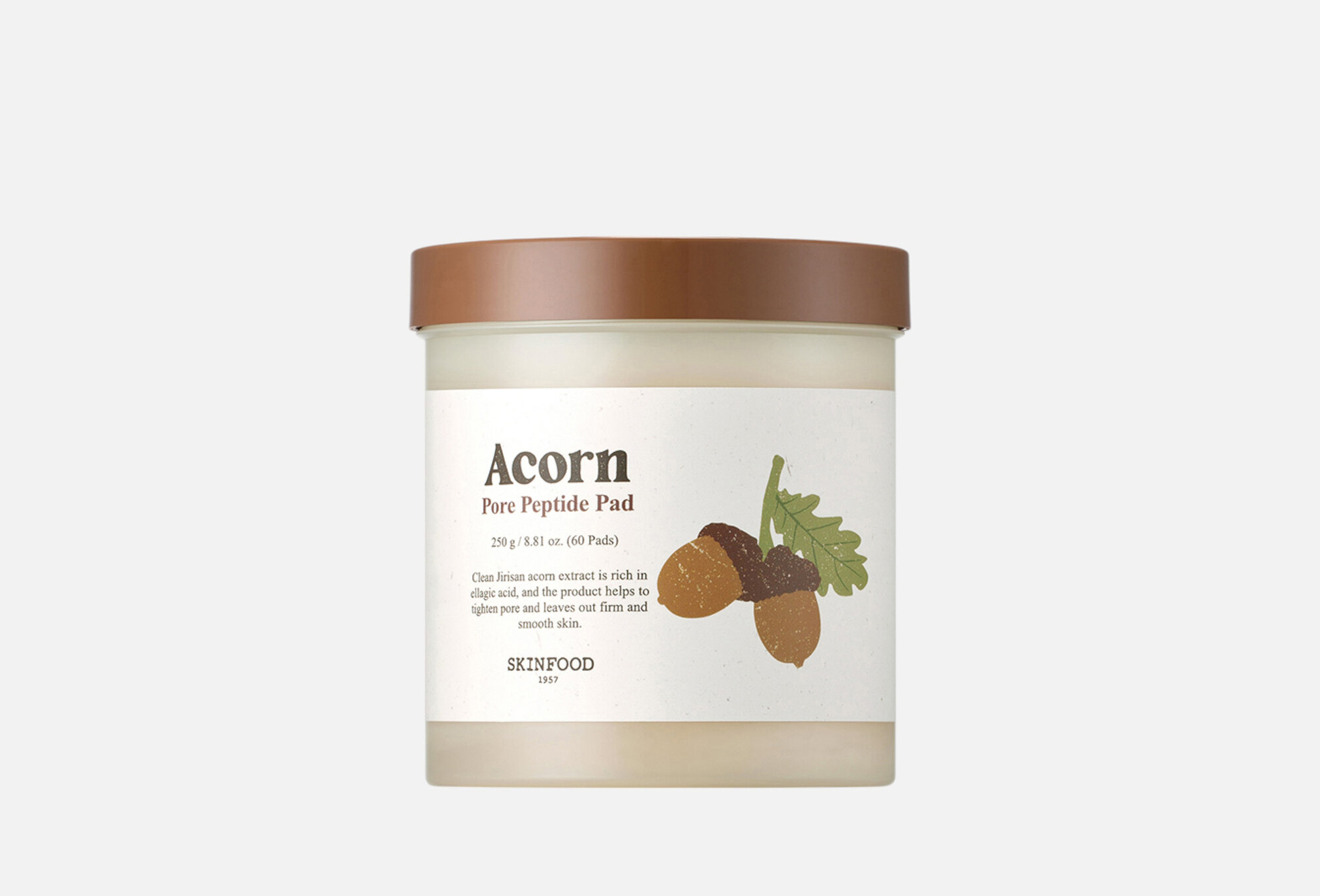 Диски для лица SKINFOOD Acorn Pore Peptide