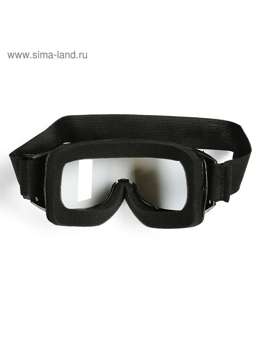 Прочные очки-маска для мотоциклистов с прозрачной линзой