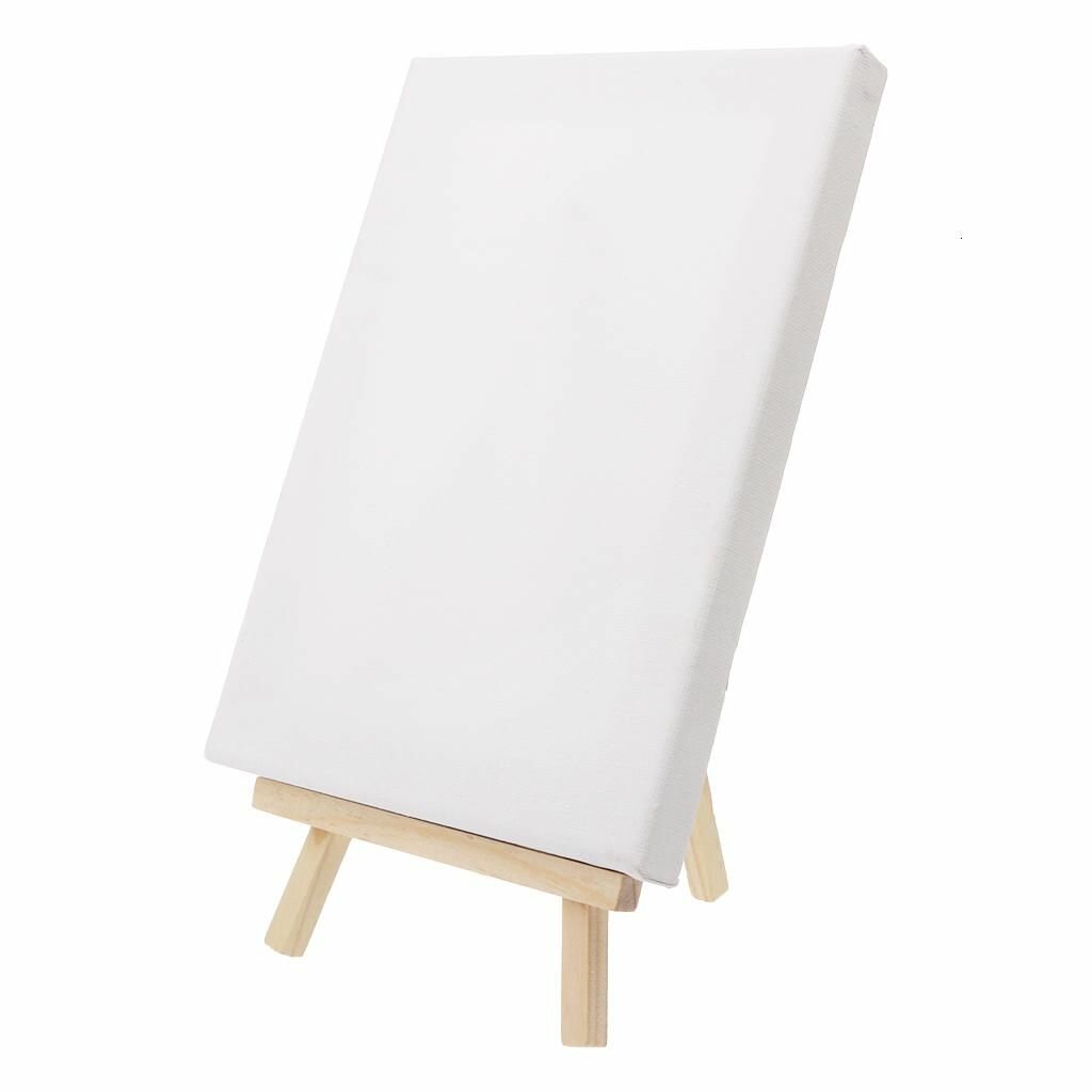 Мини-холст с мольбертом, мольберт 12*20 + рамка 15*20
