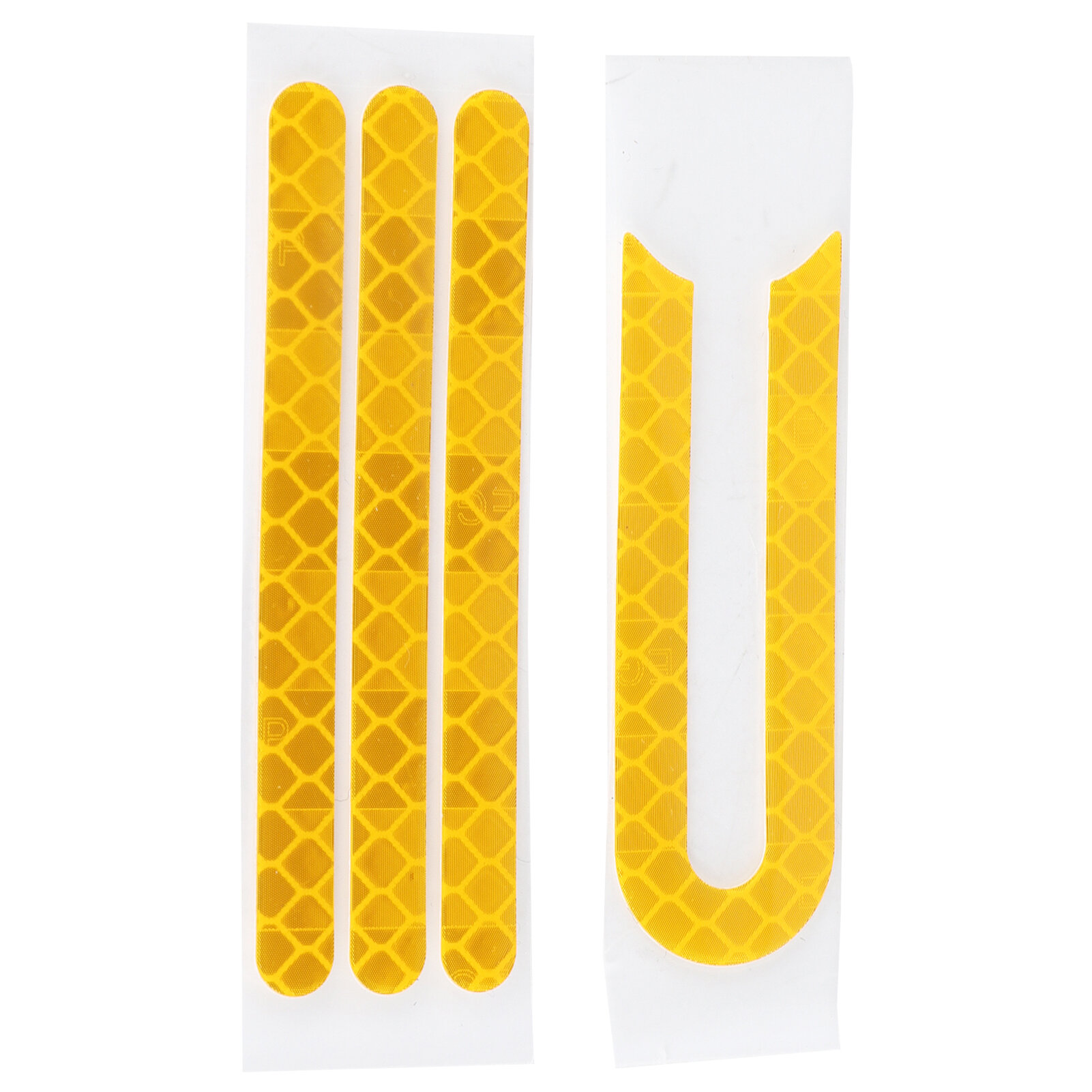 Светоотражающая лента-наклейка, универсальный сменный аксессуар для электросамоката M365 1S LITE PRO PRO2, оранжевого цвета.