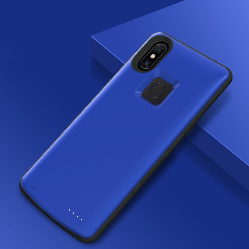 Чехол-аккумулятор для Xiaomi Mi Mix 3 Silm, противоударный внешний аккумулятор, силиконовый мягкий чехол для зарядки-ROMIKY