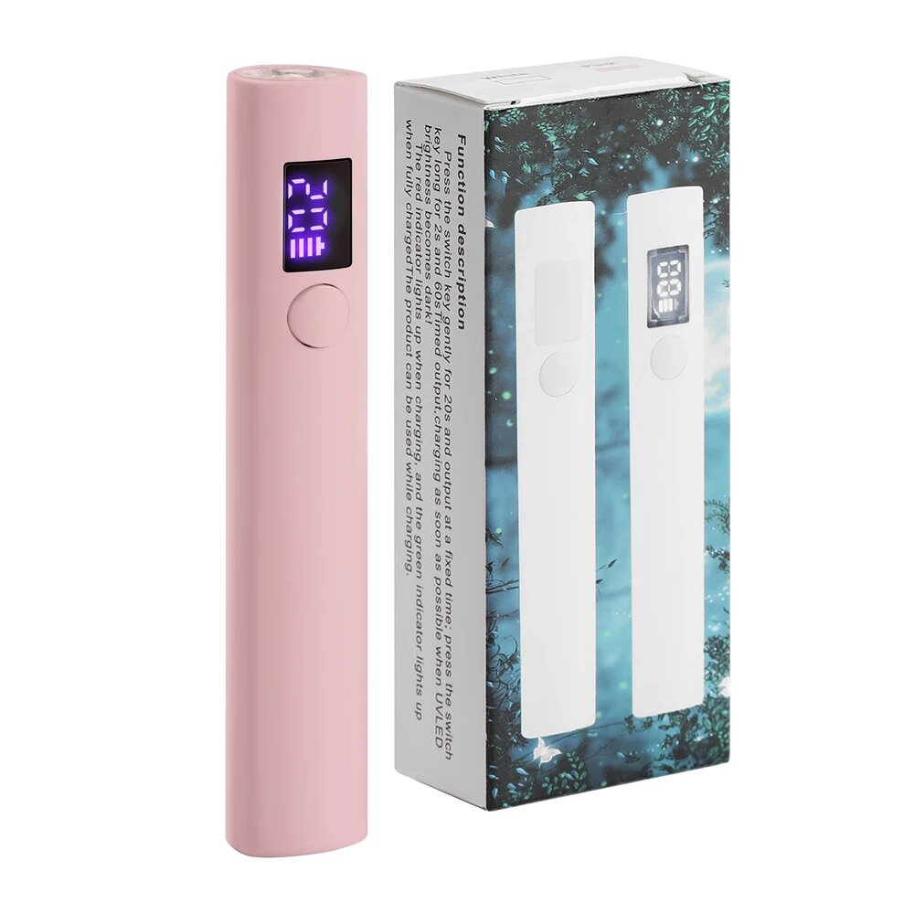 Портативная сушилка для ногтей DianaBeauty YZ07 Pink UV LED