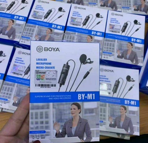 Boya M1 Mic для ПК - Воротниковый микрофон для DSLR и телефонов Android - Гарантия Boya Mic 12 месяцев - Цена Boya Mic B