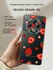 Чехол на Tecno Spark 30 / Текно Спарк 30 с принтом "Heart strawberries 2 - 14 фе...